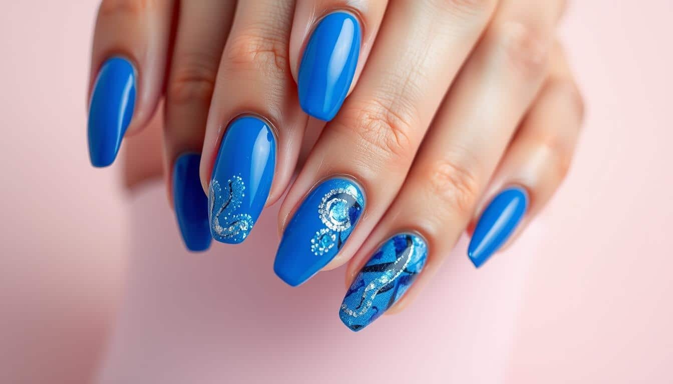 Blue Nails: Meanings and Symbolism Explained – Beauty Nails Salon ...